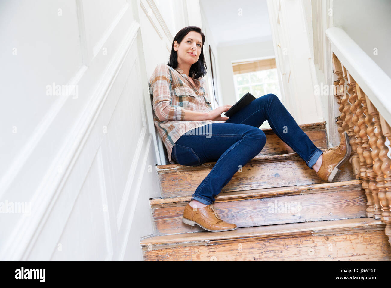Female contemplating hi-res stock photography and images - Alamy