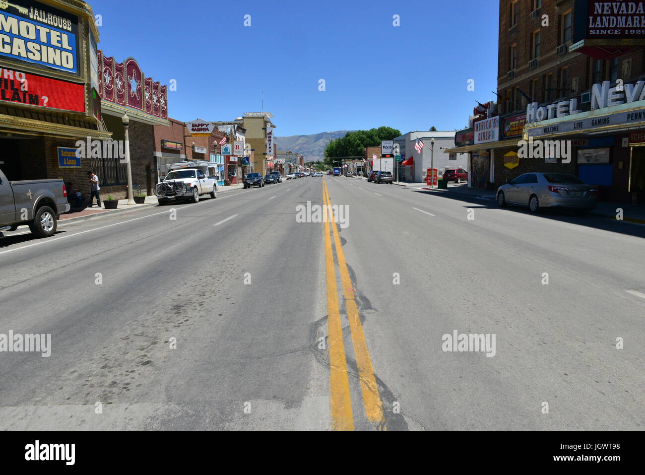 The town of Ely in Nevada, USA Stock Photo - Alamy