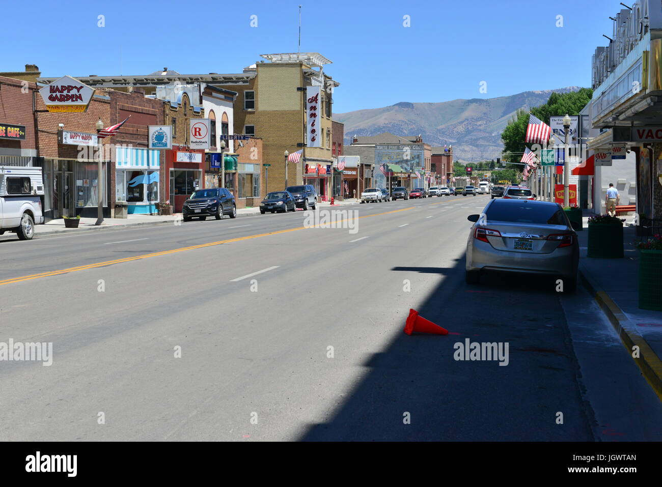 The town of Ely in Nevada, USA Stock Photo - Alamy
