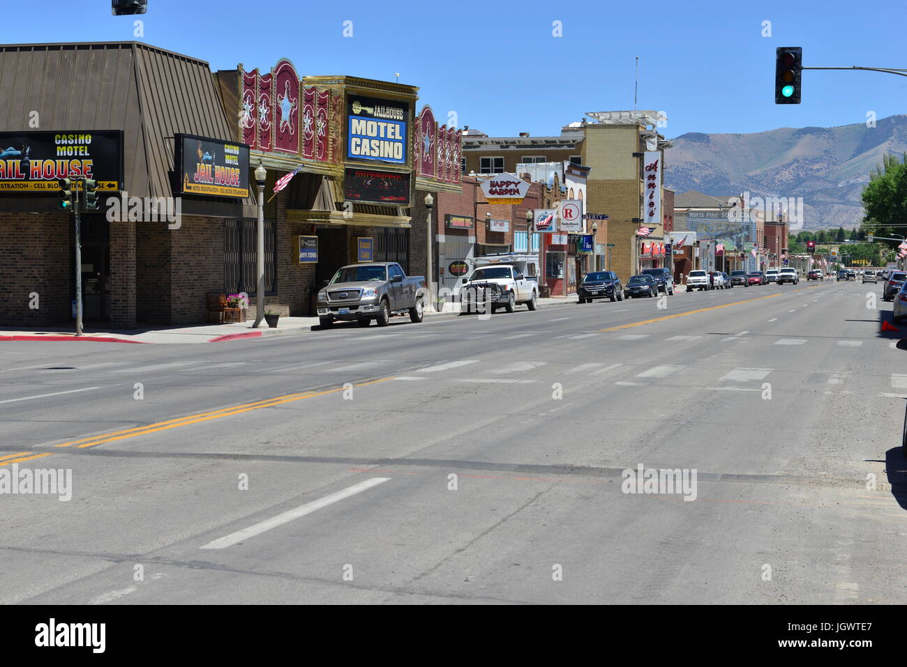 The town of Ely in Nevada, USA Stock Photo - Alamy