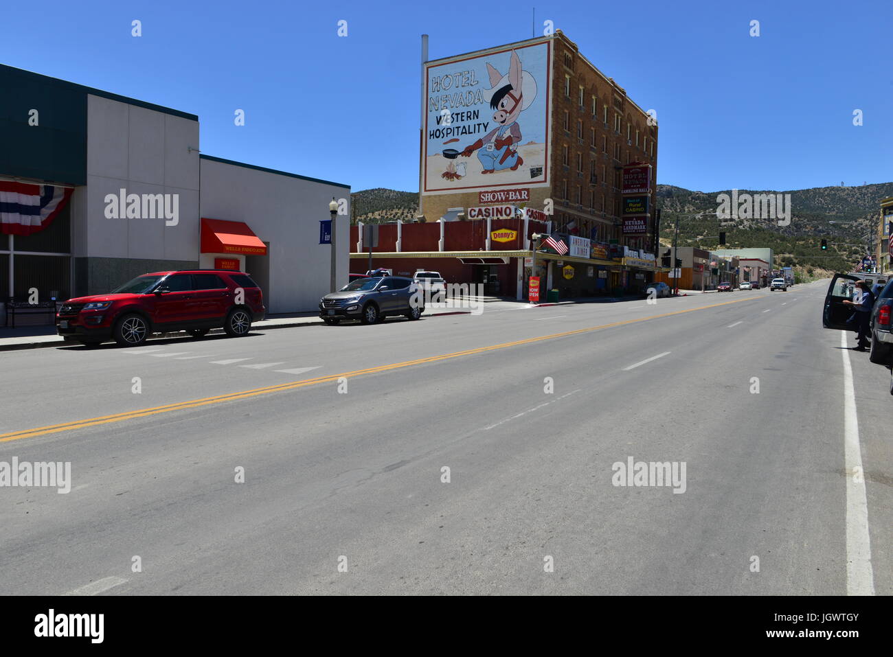 The town of Ely in Nevada, USA Stock Photo - Alamy