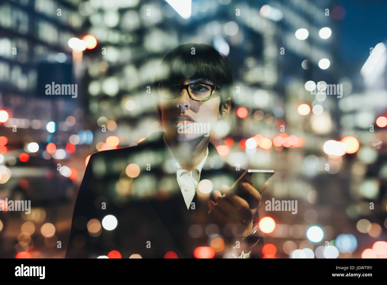 Female businesswoman glass hi-res stock photography and images - Alamy