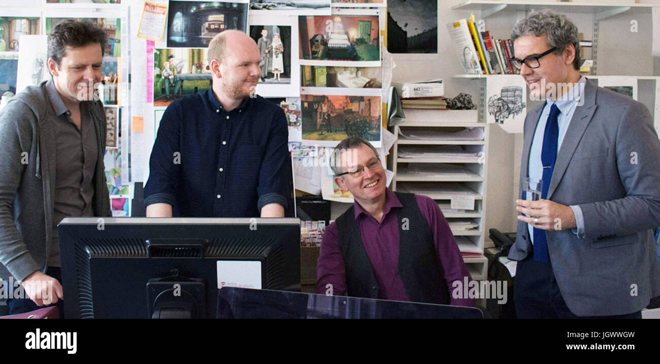 ETHEL & ERNEST, from left, art director Robin Shaw, assistant art ...