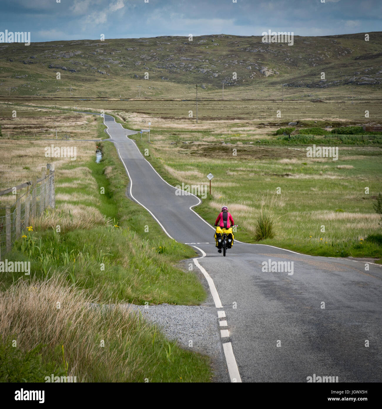 Hebridean way cycle route hi-res stock photography and images - Alamy