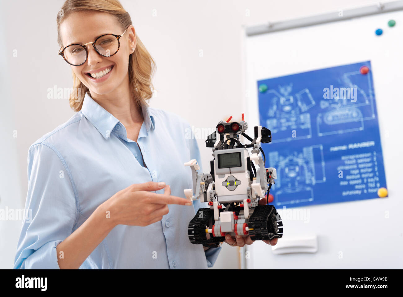 My friend Ranger. Cheerful friendly clever scientist representing the ...