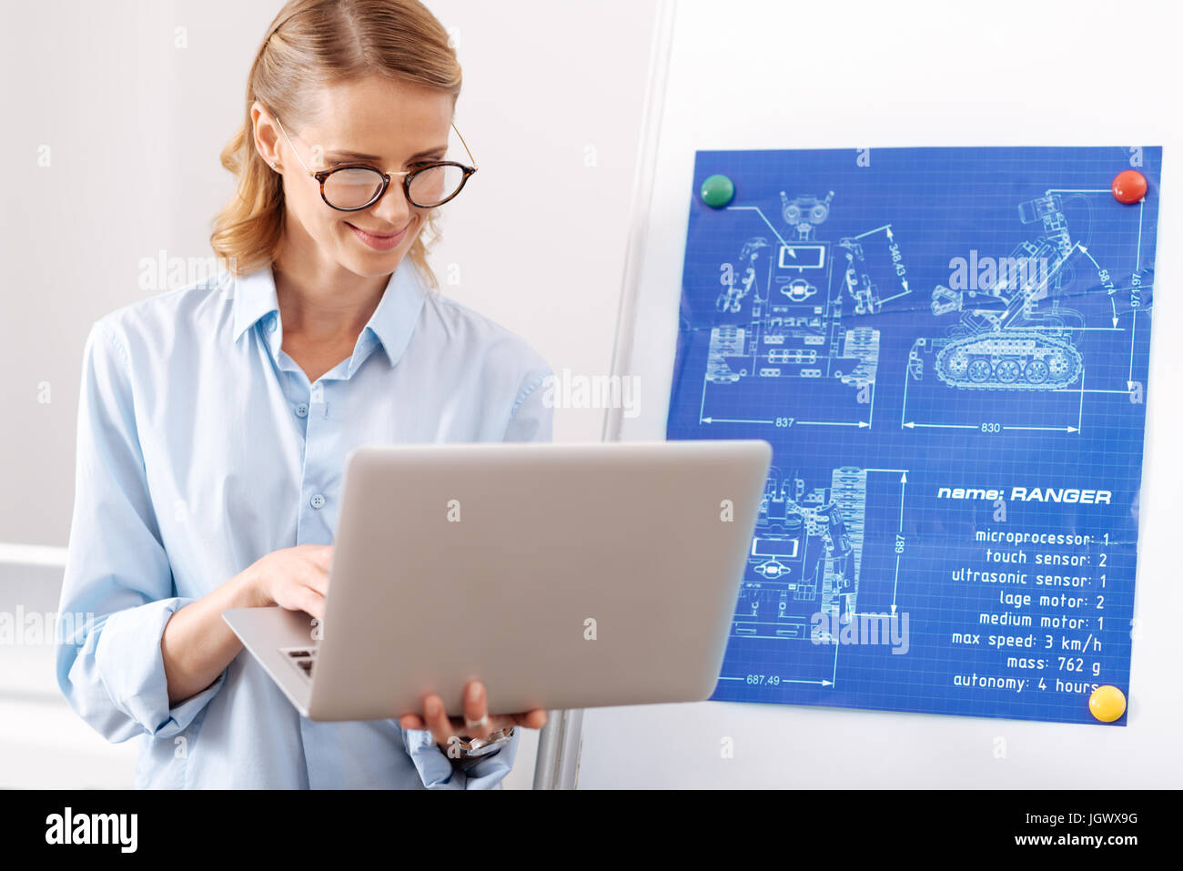 Minutes of self improvement . Thoughtful charming positive engineer ...