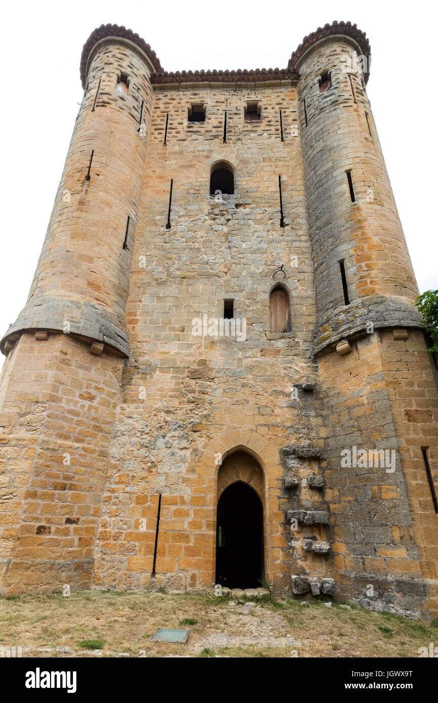 Chateau d'Arque, Aude, France Stock Photo - Alamy