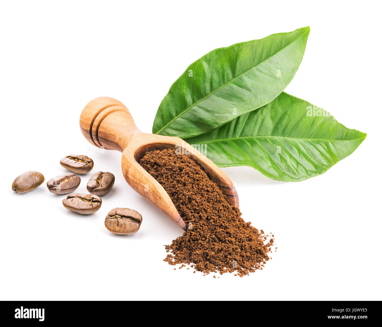 Coffee beans ground isolated hi-res stock photography and images - Alamy