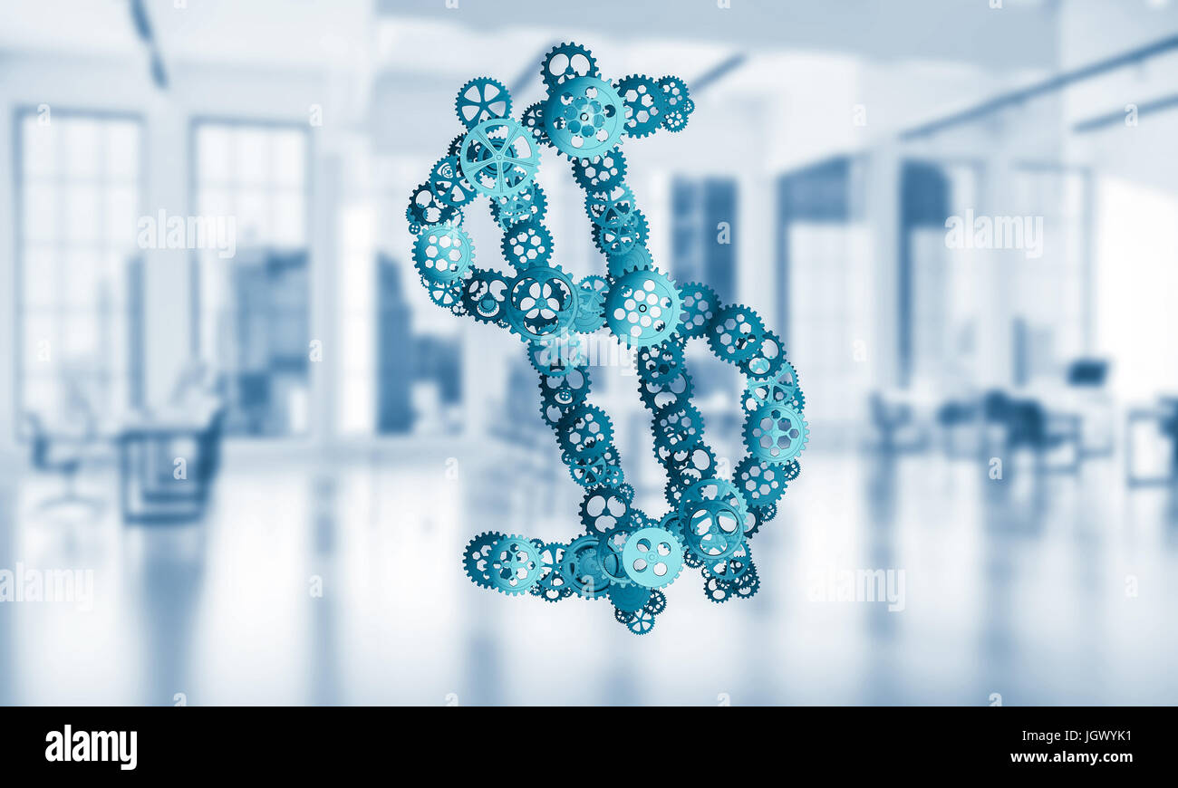 Connections and networking concepts as means of money earning on Stock ...