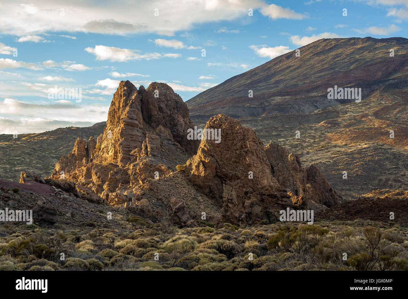 Volcanic rocks, El Teide national reserve, Tenerife Stock Photo - Alamy