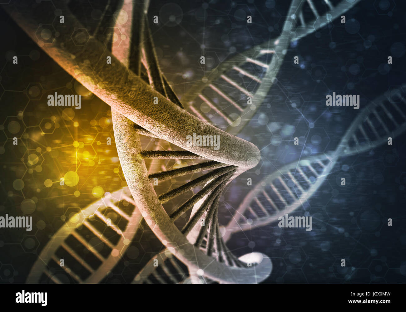 DNA molecules background Stock Photo - Alamy