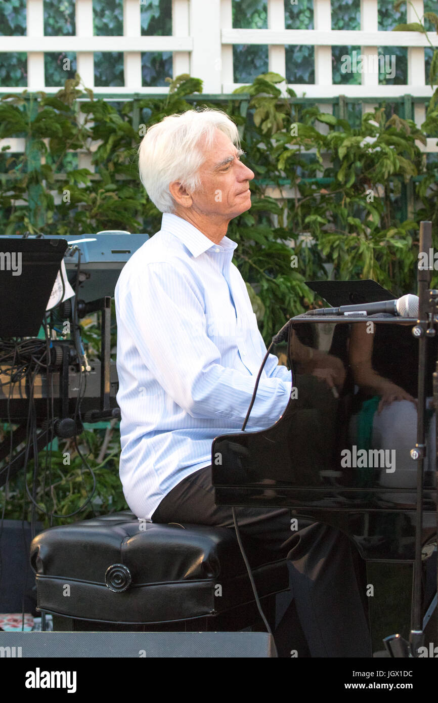Newport Beach, California, USA. 9th July, 2017. Jazz pianist David ...