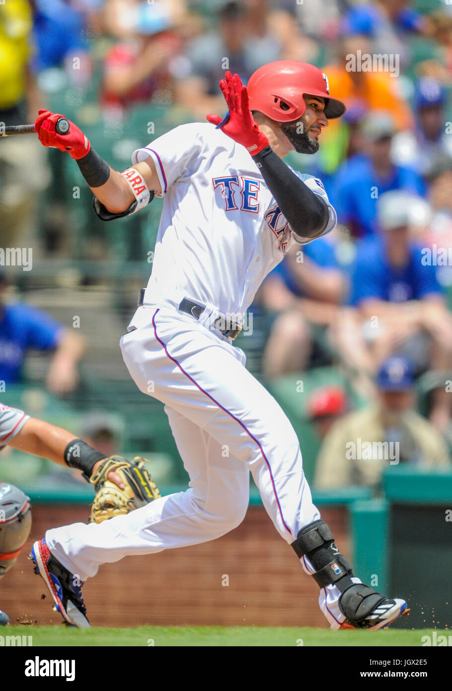 Jul 09, 2017: Texas Rangers right fielder Nomar Mazara #30 during an ...