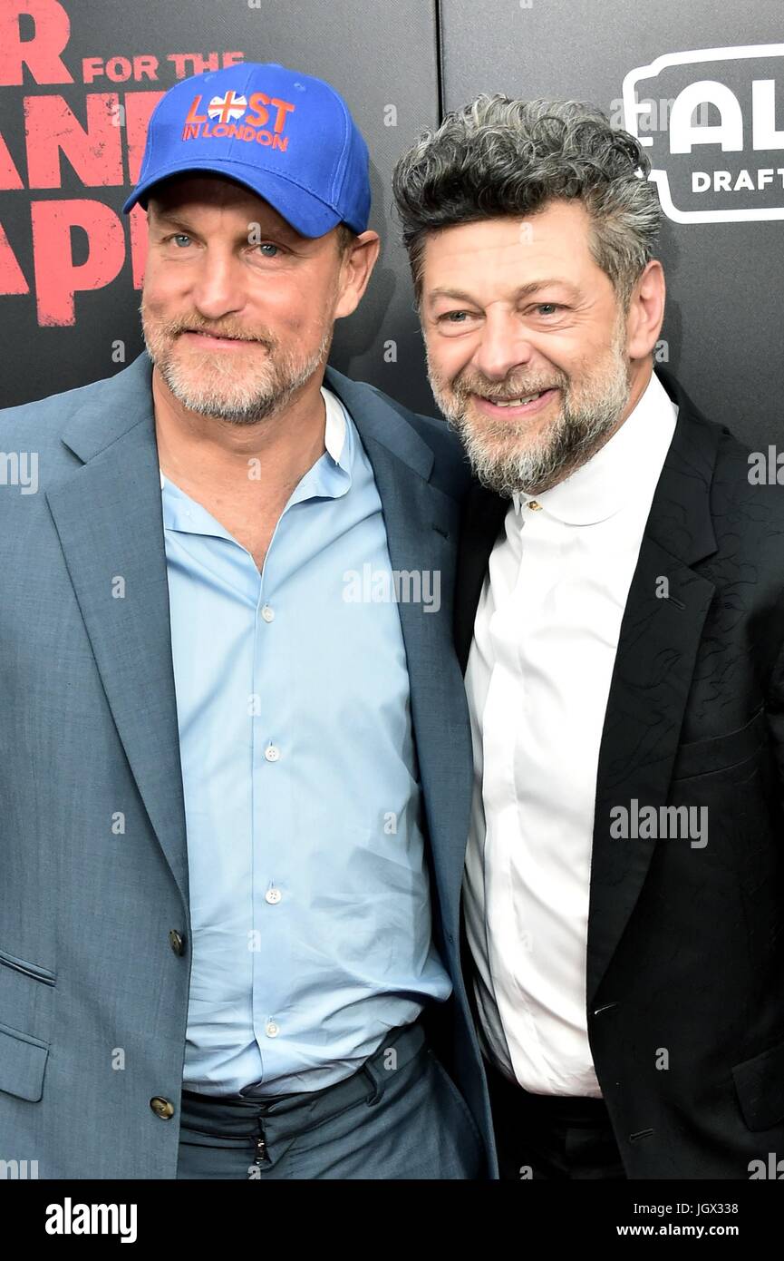 New York, NY, USA. 10th July, 2017. Woody Harrelson, Andy Serkis at ...