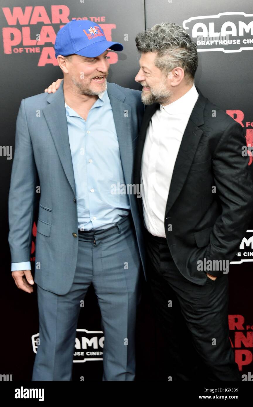 New York, NY, USA. 10th July, 2017. Woody Harrelson, Andy Serkis at ...
