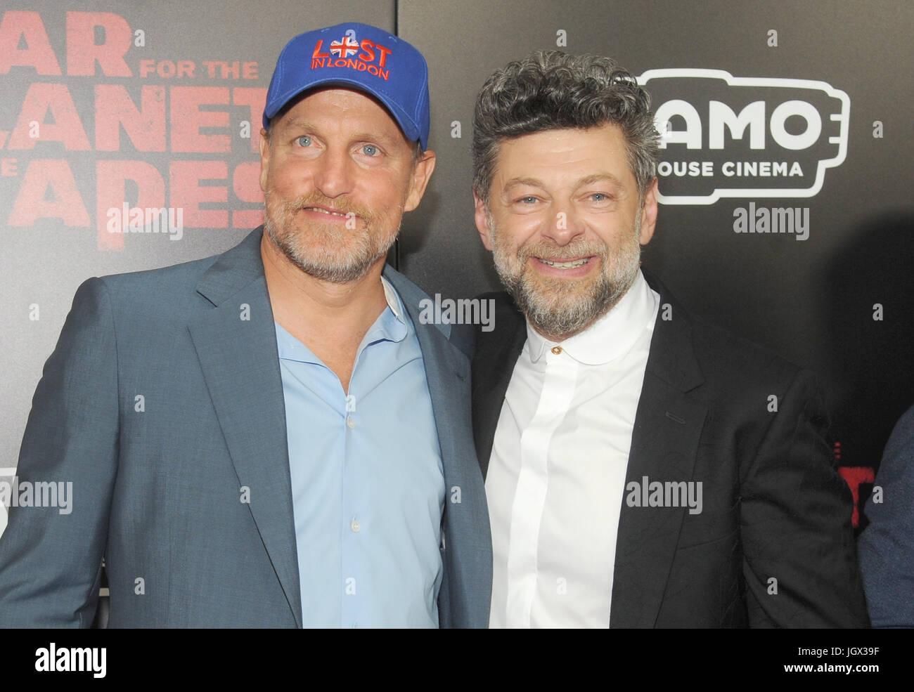 New York, NY, USA. 10th July, 2017. Woody Harrelson and Andy Serkis ...