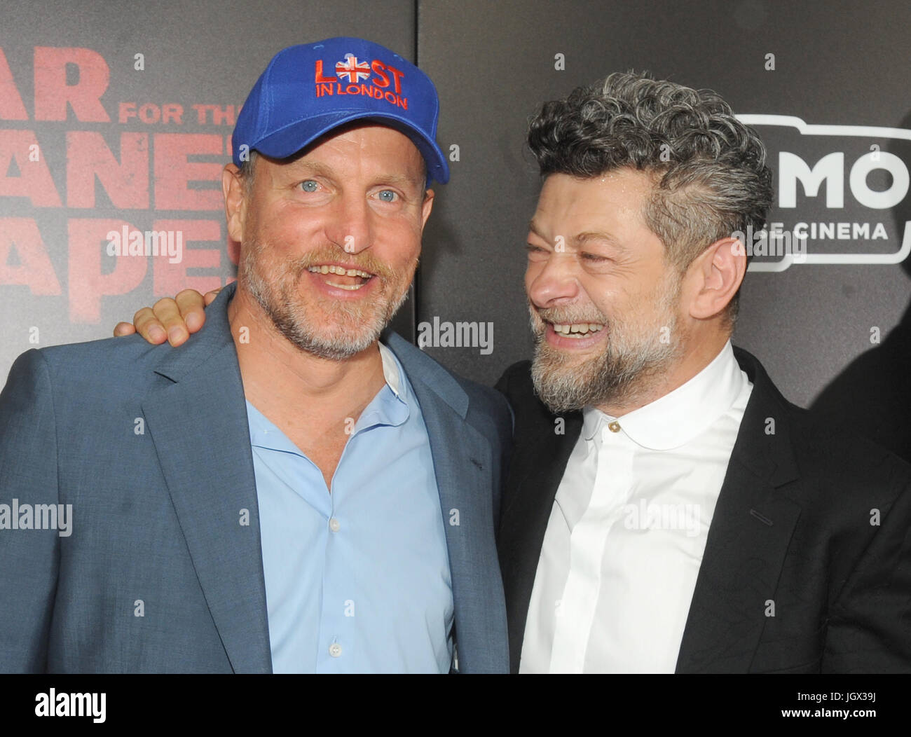 New York, NY, USA. 10th July, 2017. Woody Harrelson and Andy Serkis ...