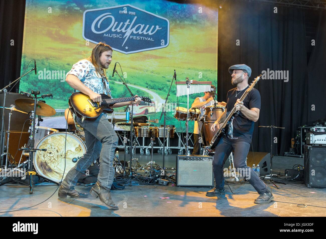Milwaukee, Wisconsin, USA. 9th July, 2017. LUKAS NELSON and COREY ...