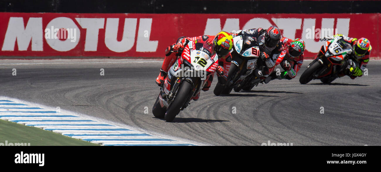 Jul 09 2017 Monterey, CA, U.S.A # 12 Xavi Fores, # 81 Jordi Torres, # 7 ...