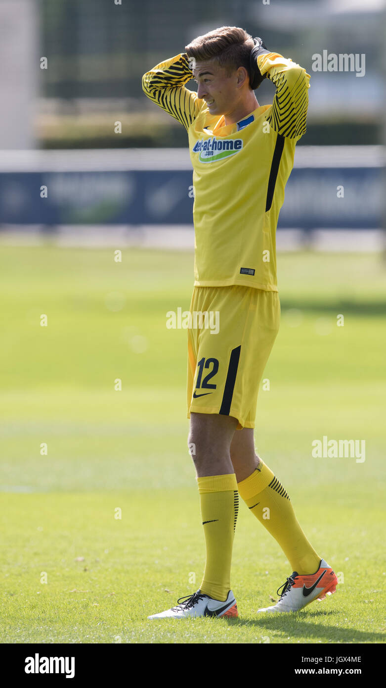 Berlin, Germany. 3rd July, 2017. Hertha's goalkeeper Jonathan Klinsmann ...