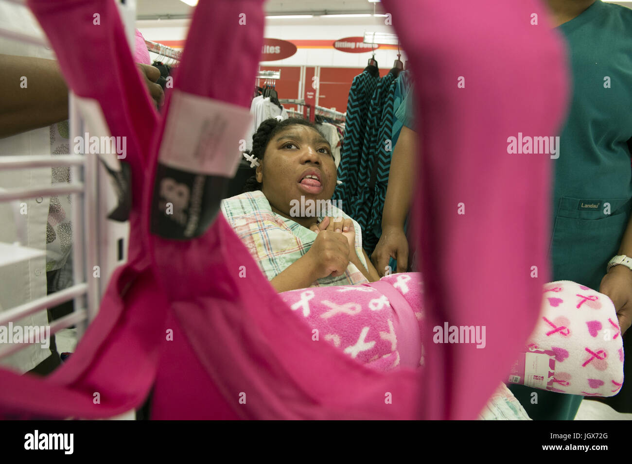 Valdosta, GA, USA. 2nd Sep, 2014. Angela Curry goes shopping at a ...