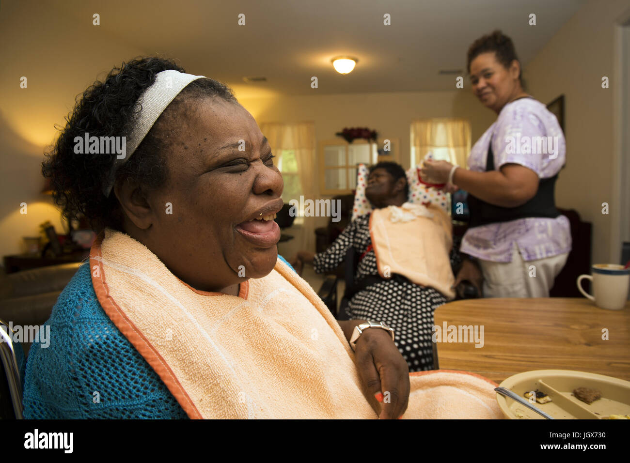 Waycross, GA, USA. 3rd Aug, 2014. Helen Lotson and Jealette Fullword ...