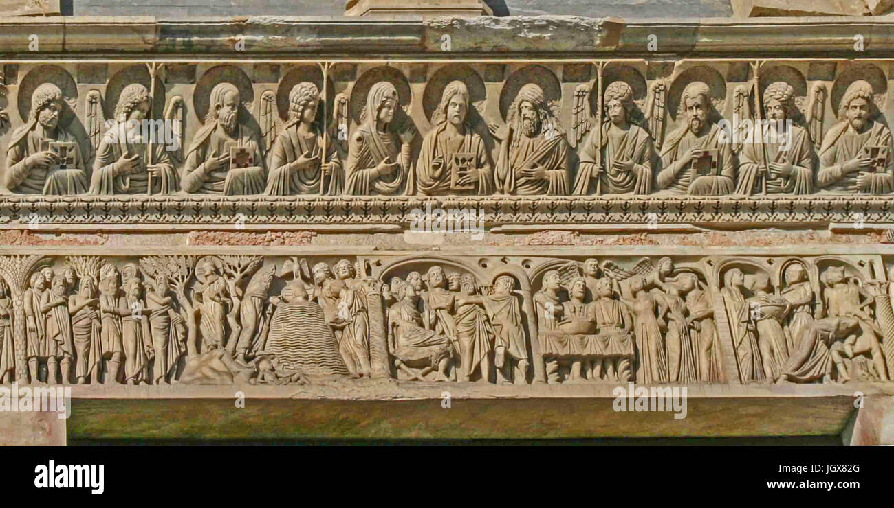 Decorative medieval frieze hi-res stock photography and images - Alamy