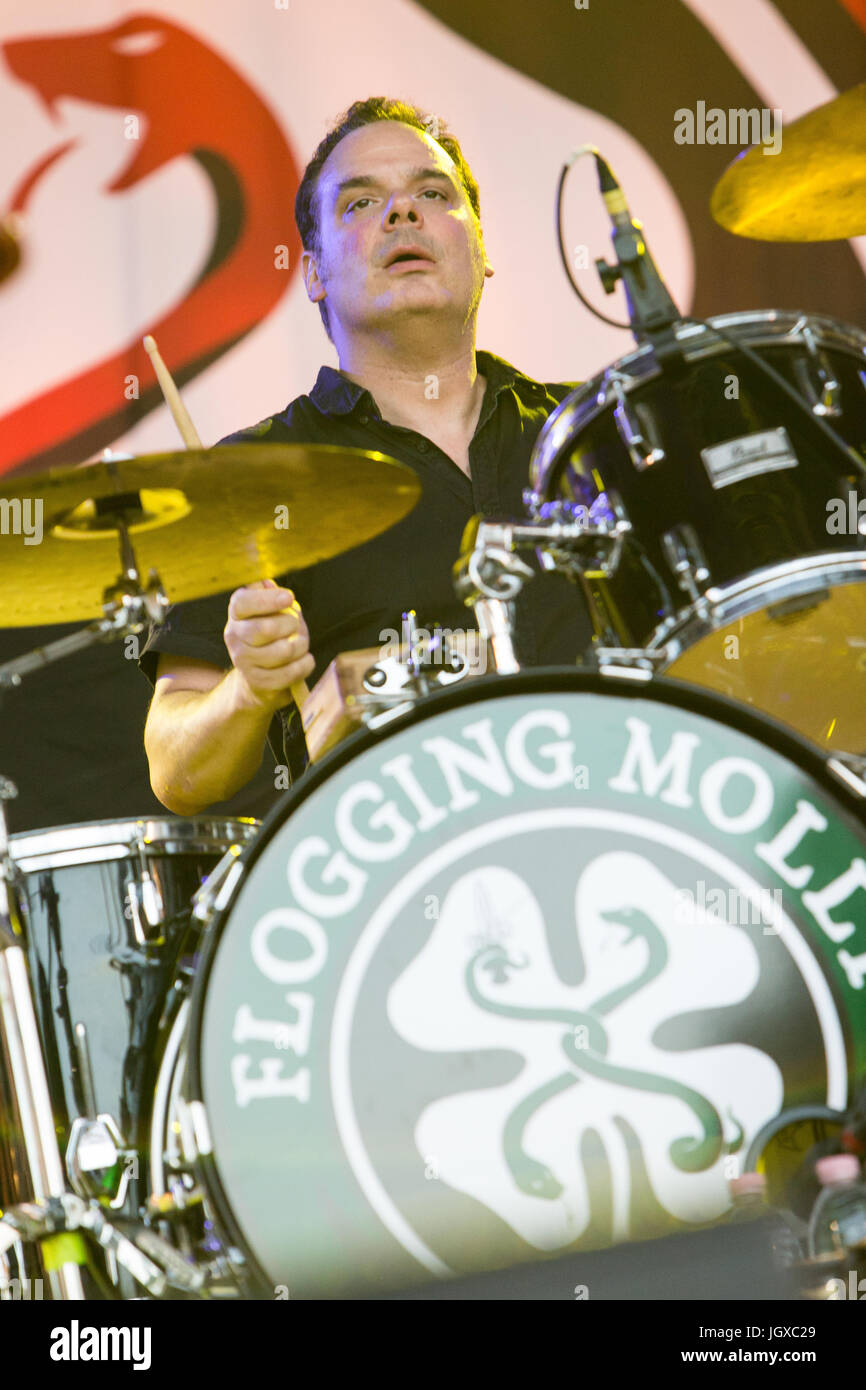 Milan Italy. 11th July 2017. The Irish-American band FLOGGING MOLLY ...