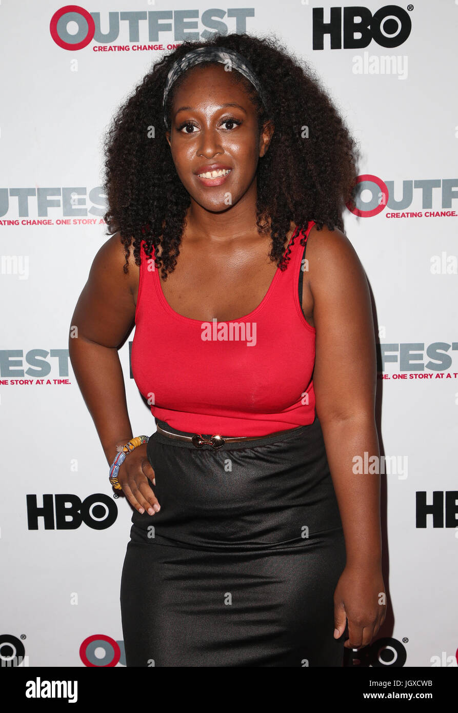 WEST HOLLYWOOD, CA July 11- Michelle Sam, At 2017 Outfest Los Angeles ...