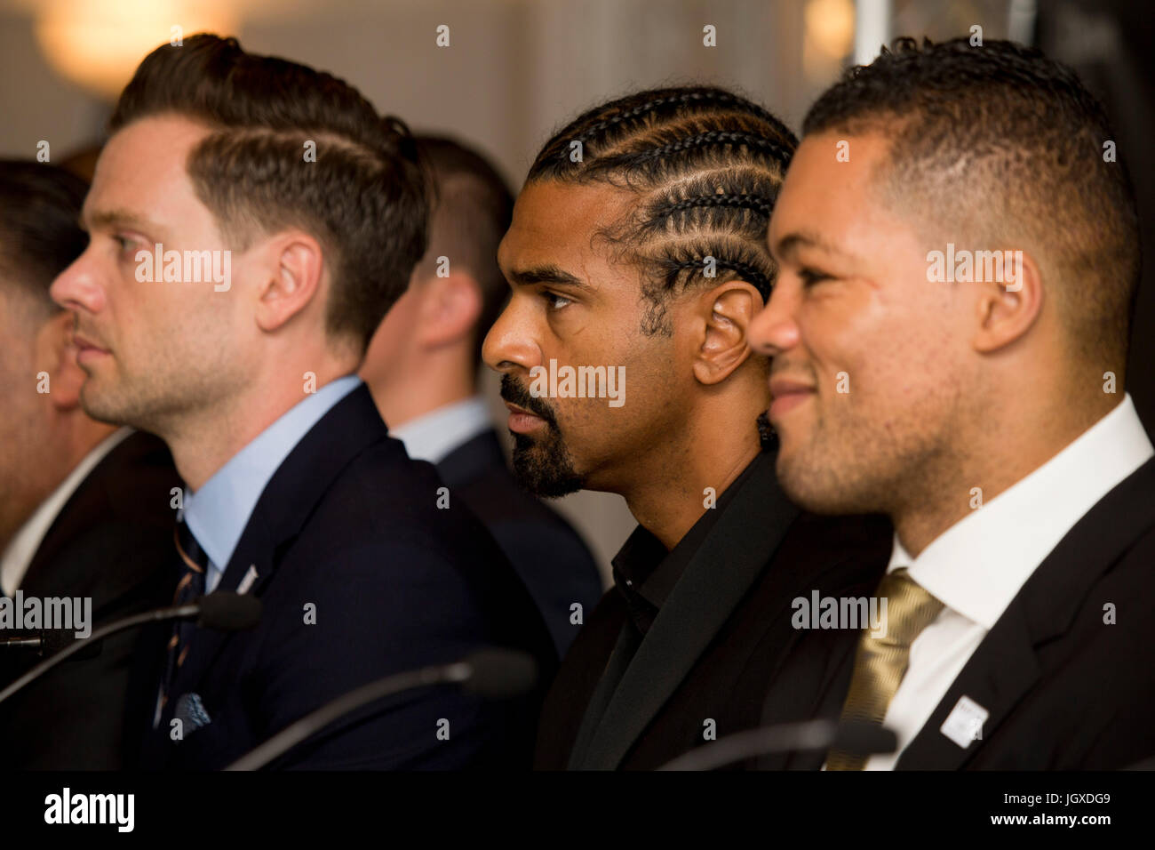 London, UK. 12 July 2017. British boxer, who's won the major world ...