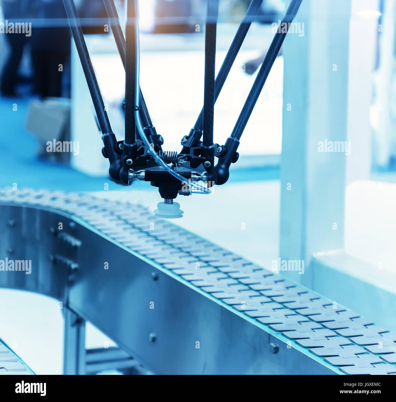 Industrial robot working in factory,Conveyor Tracking Controler of ...