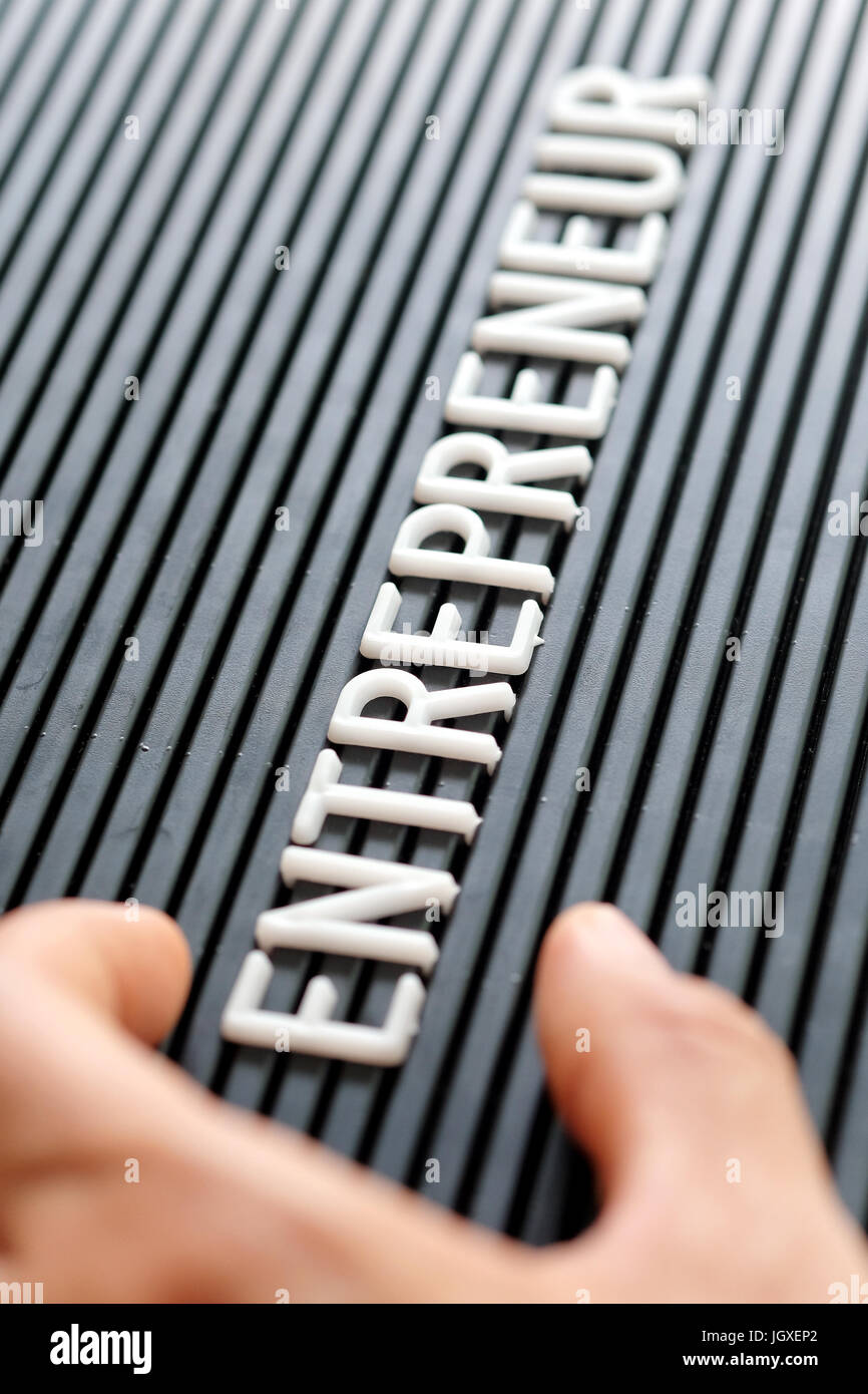 entrepreneur concept background Stock Photo - Alamy