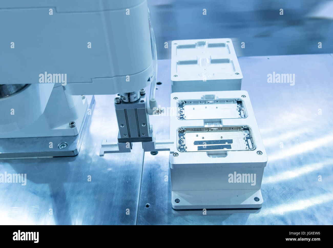 artificial intelligence machine at industrial manufacture factory,Smart ...