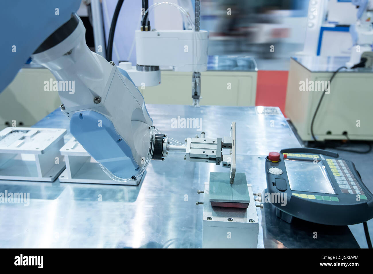 Controler of robotic hand Stock Photo - Alamy