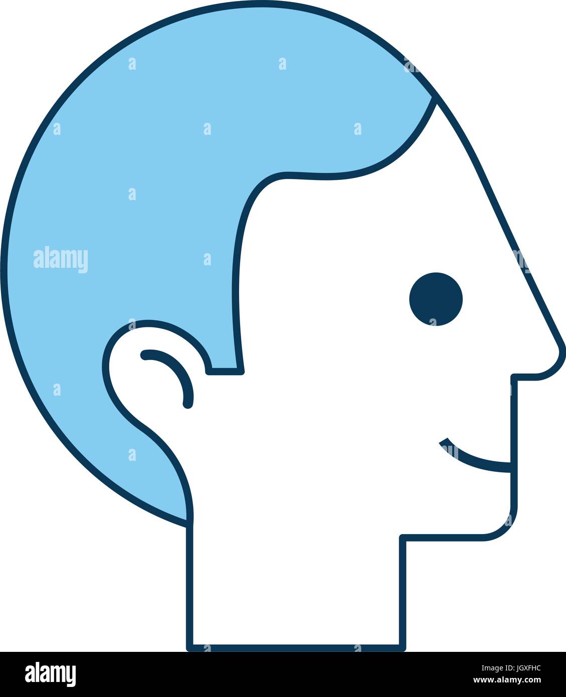 head human profile icon Stock Vector Image & Art - Alamy