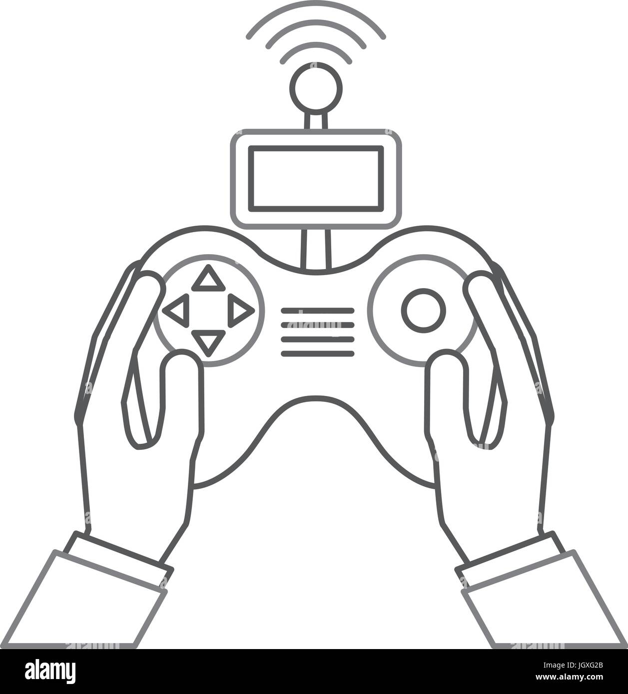 Hands human drone remote hi-res stock photography and images - Alamy