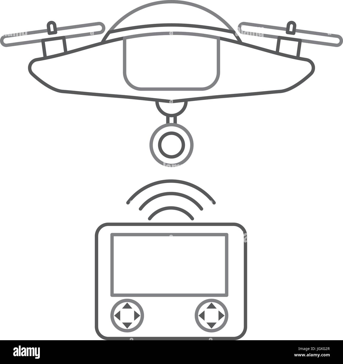 Drone remote control icon Stock Vector Image & Art - Alamy
