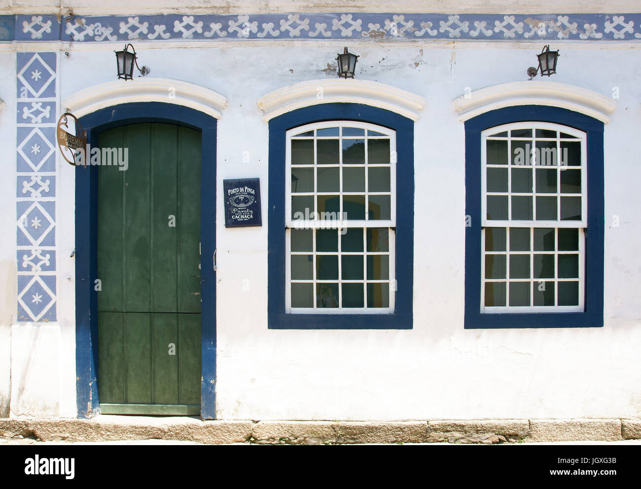 Facade of House, Paraty, Rio de Janeiro, Brazil Stock Photo - Alamy