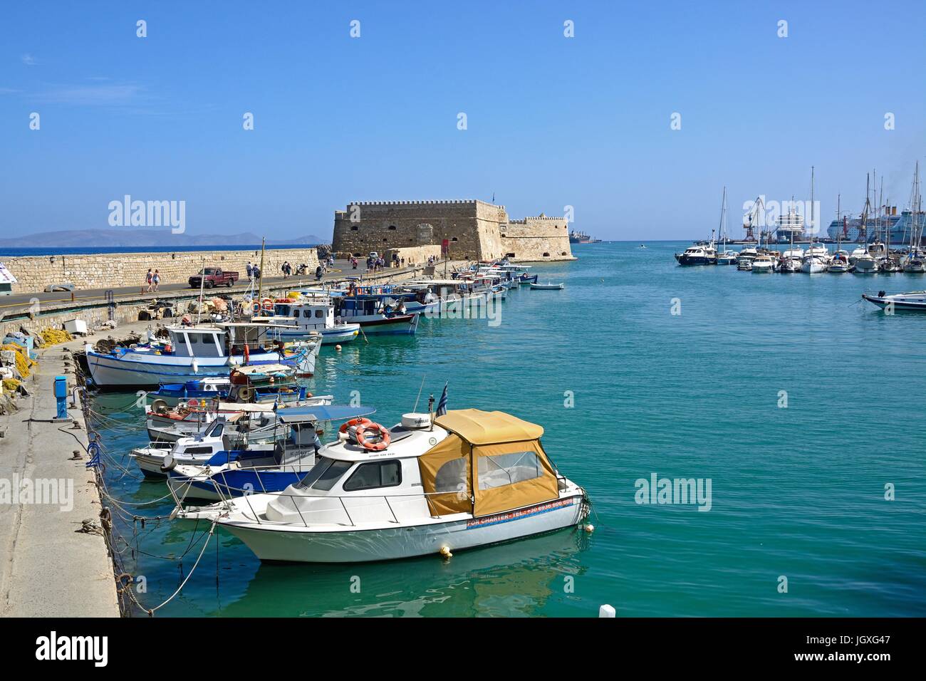 Venetian fort koules port heraklion hi-res stock photography and images ...