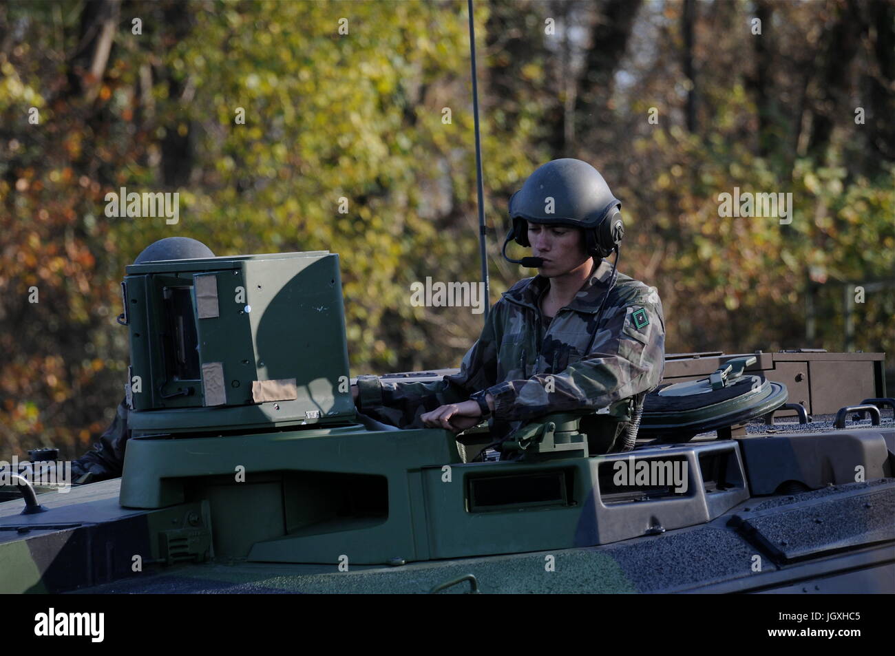 The 3rd Engineering Regiment of Charleville-Meziere, build a floating ...