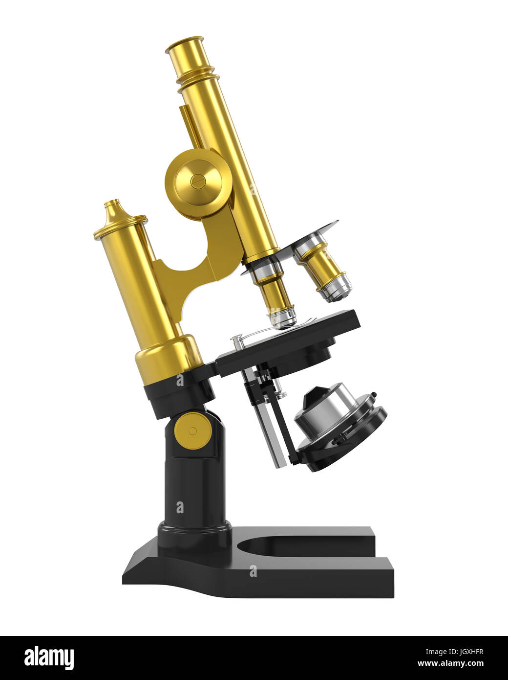 Microscope research Cut Out Stock Images & Pictures - Alamy