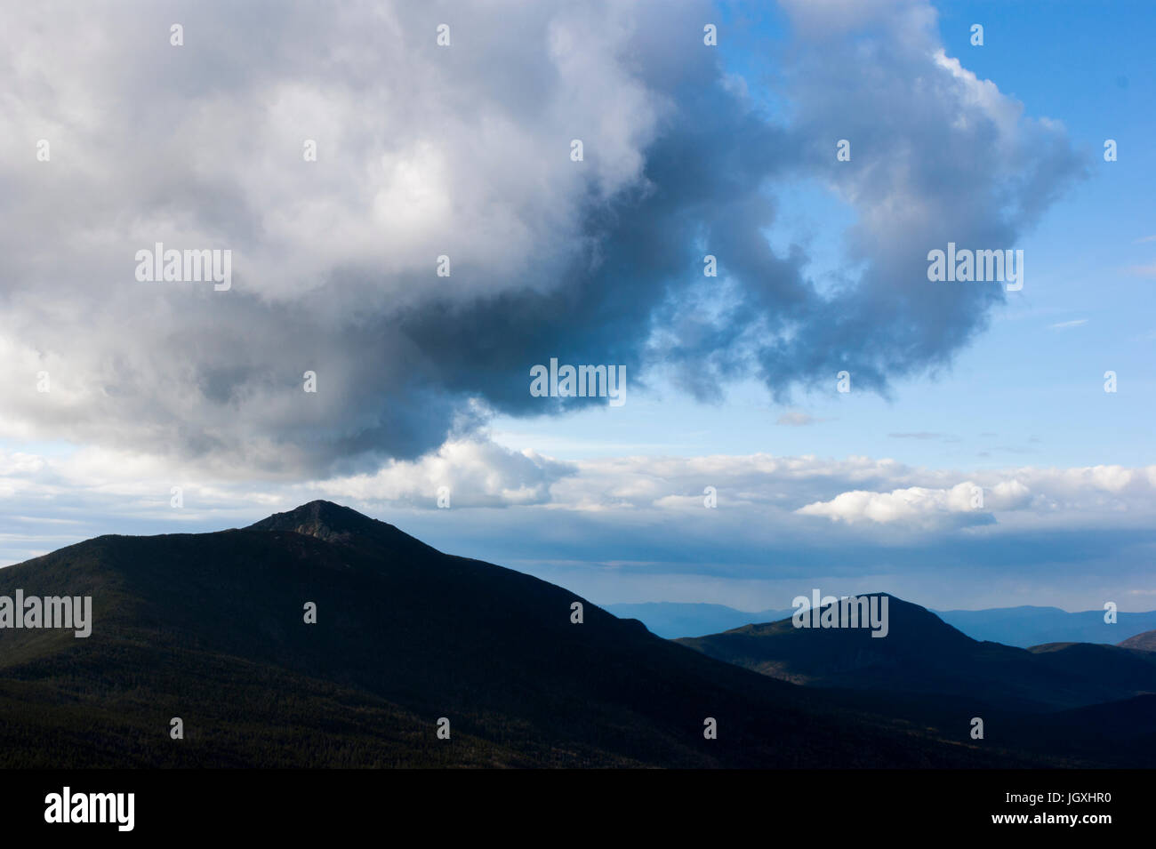 Franconia Ridge on the New Hampshire Appalachian Trail, viewed from Mt ...