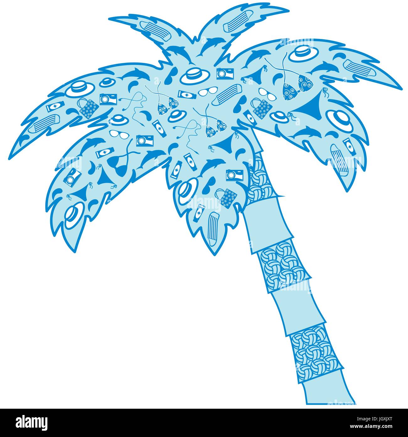 Offshore palm beach Cut Out Stock Images & Pictures - Alamy