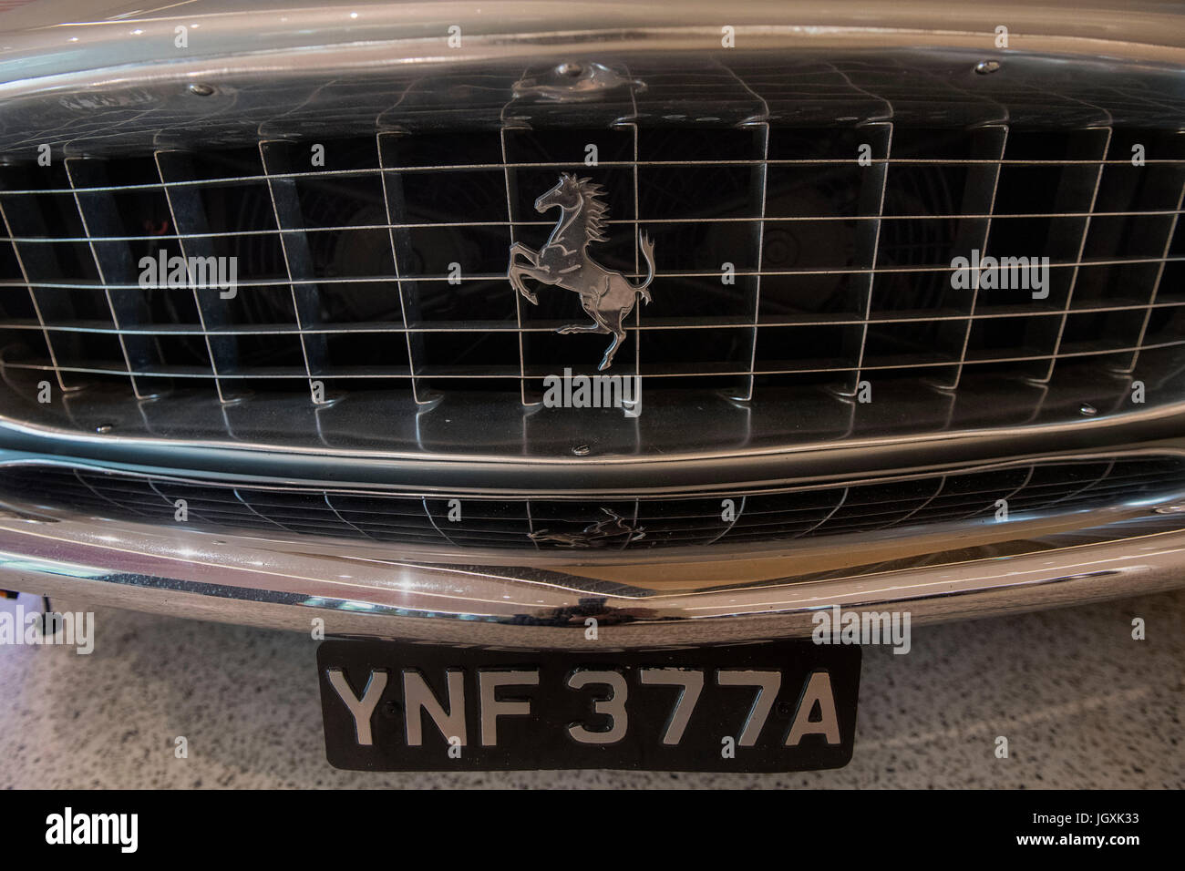 Front grill of a 1962 Ferrari Lusso, part of the Ferrari: Under the ...