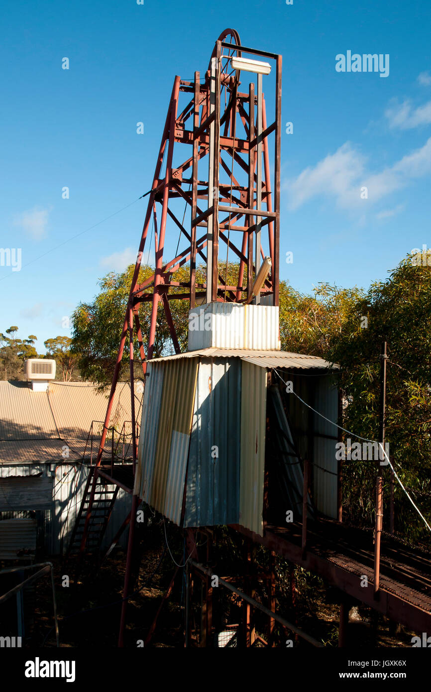 Old Mine Shaft - Australia Stock Photo - Alamy