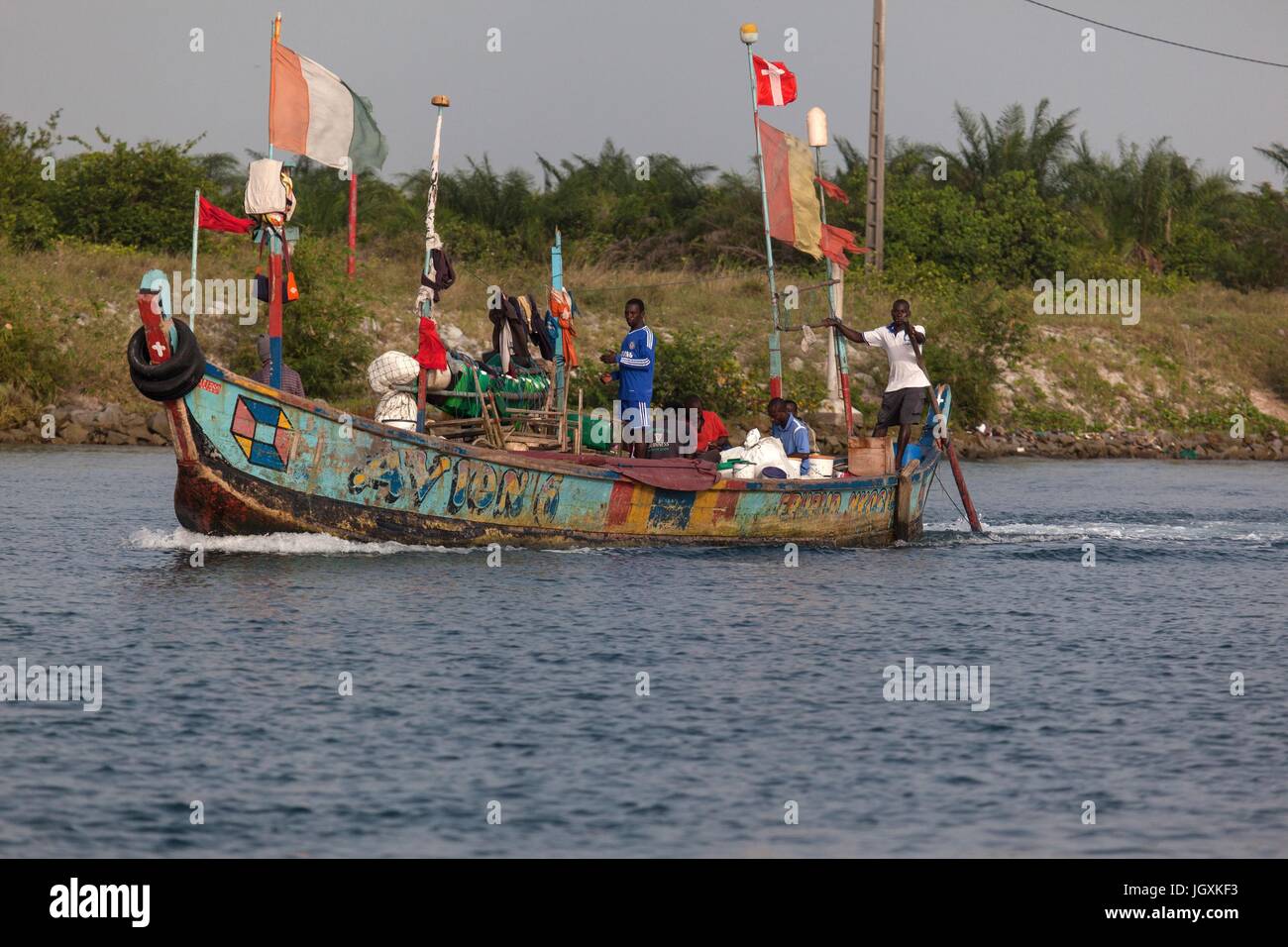THE LAGOON OF ABIDJAN,IVORY COAST,WESTERN AFRICA Stock Photo - Alamy
