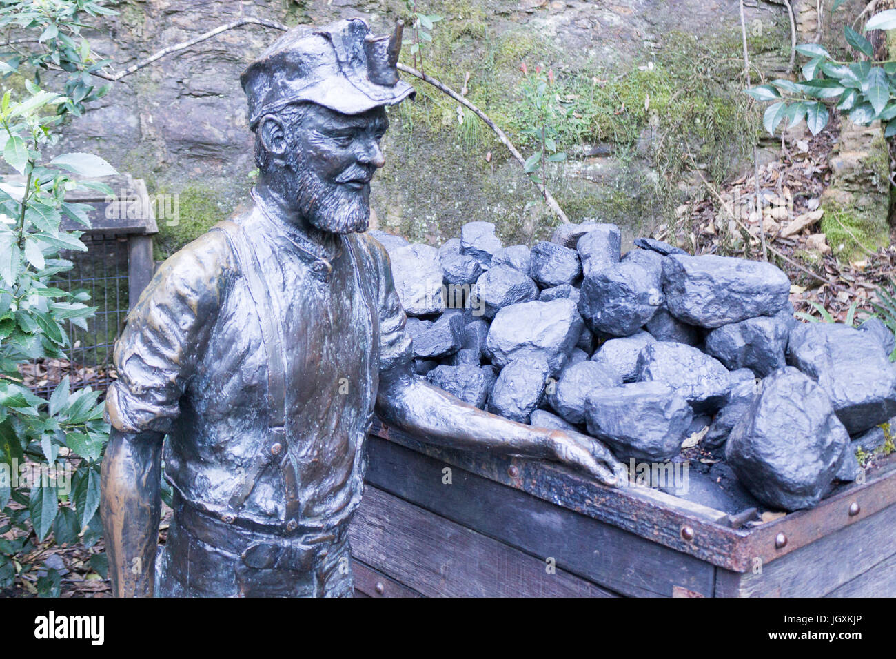 Coal miner statue hi-res stock photography and images - Alamy