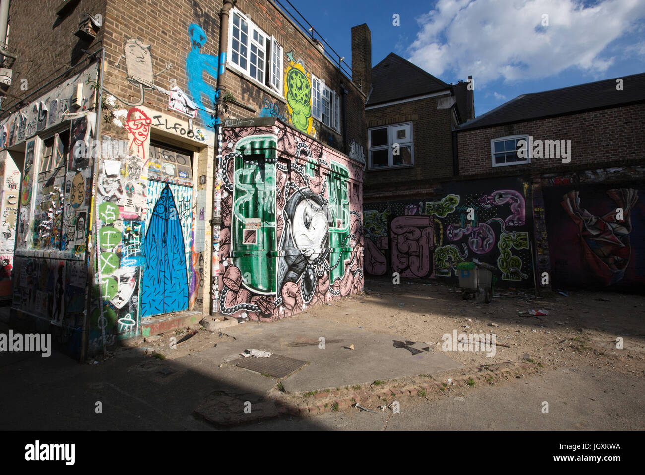 Street art murals including 'President Evil' depicting Donald Trump, by ...