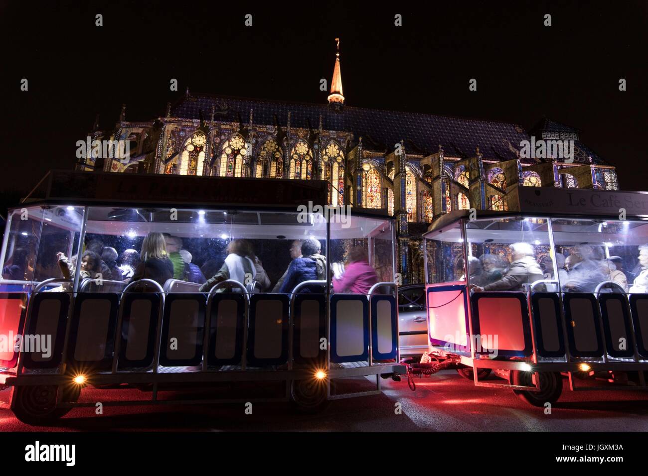 Train in lights festival hi-res stock photography and images - Alamy