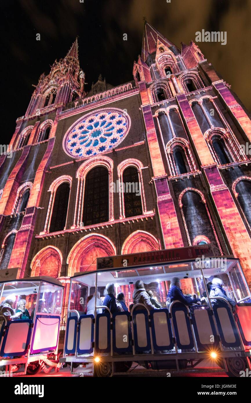 Train in lights festival hi-res stock photography and images - Alamy